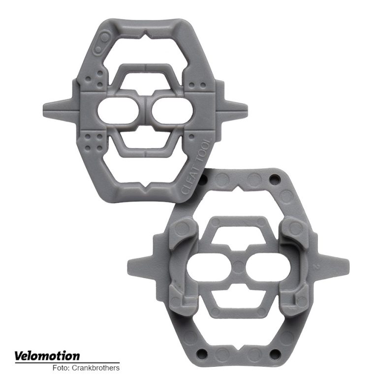Crankbrothers Cleat Tool helps align the cleats No more twisted cleats ...