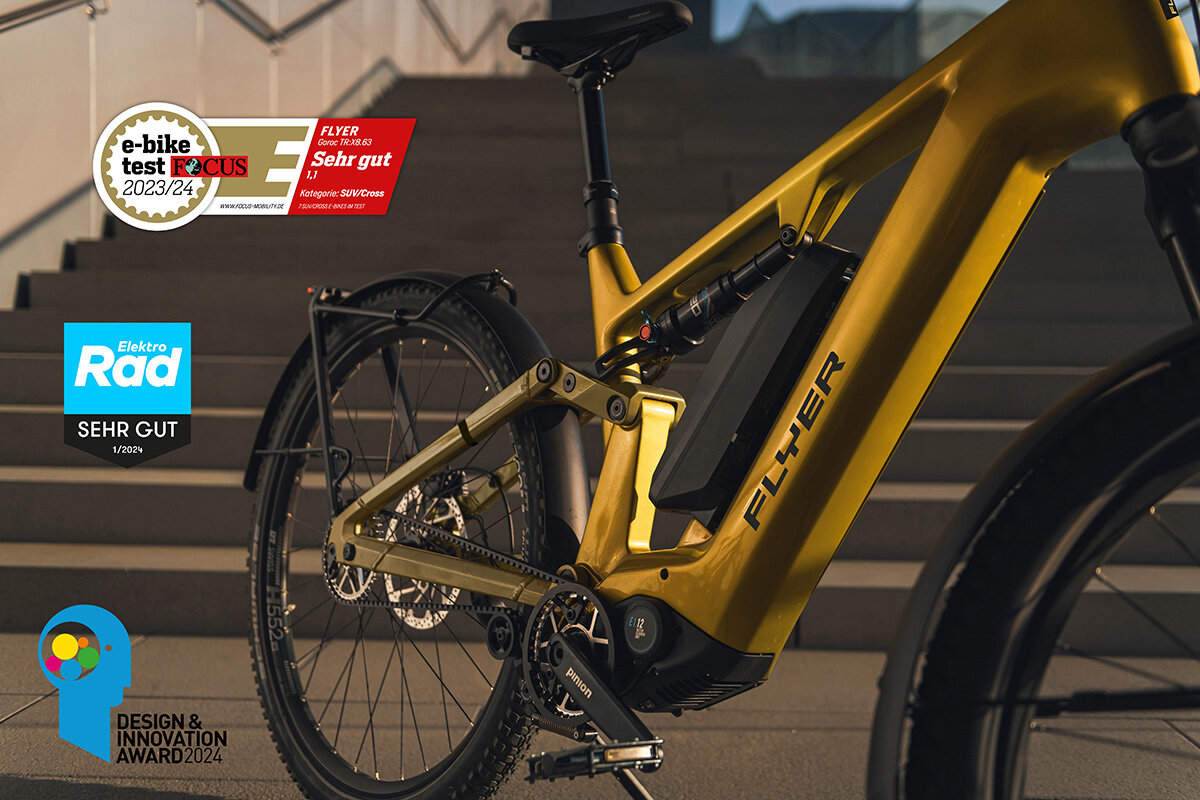 Award-winning Flyer E-Bikes - Many test victories and seals - Velomotion
