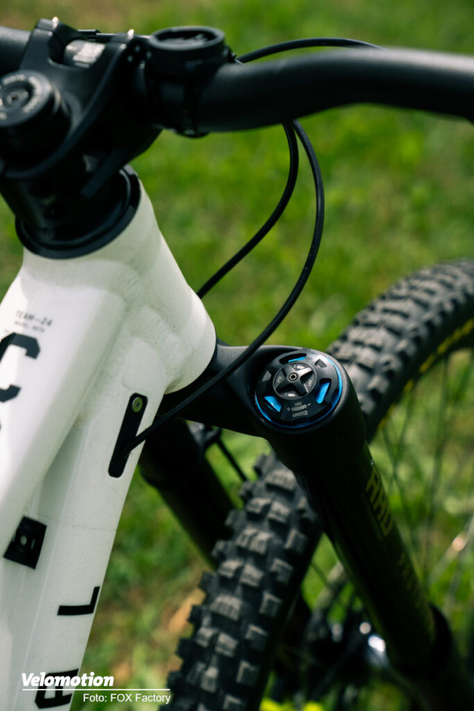 Downhill-Gabel in einem Single-Crown-Chassis Die neue Fox Podium Upside ...