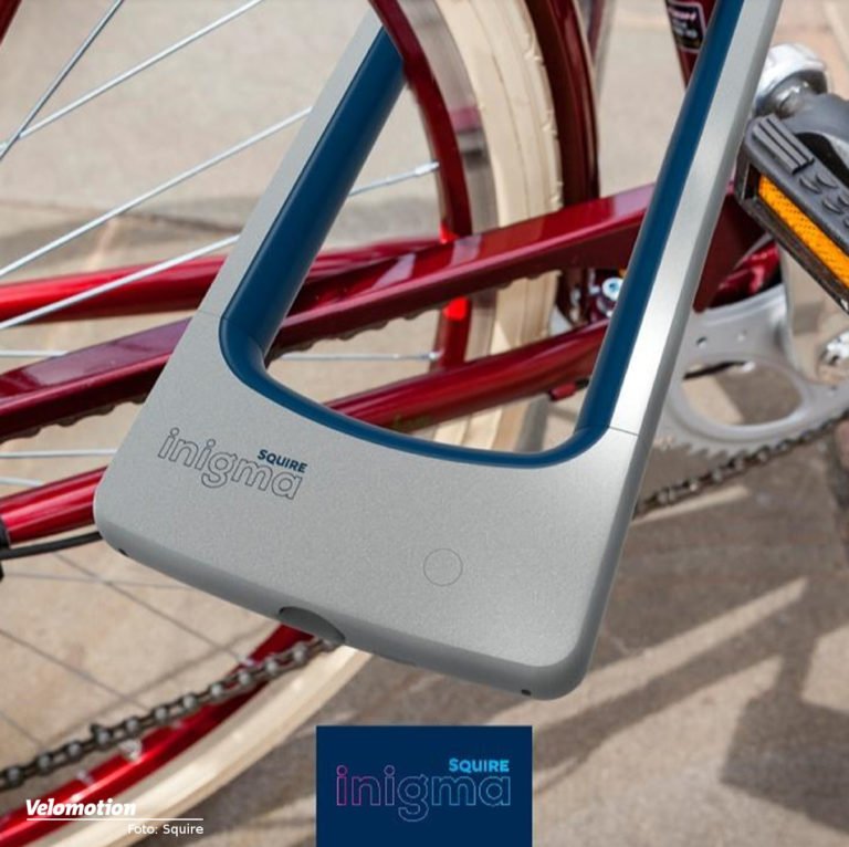 Squire Inigma: Keyless bike lock with Bluetooth technology - Velomotion